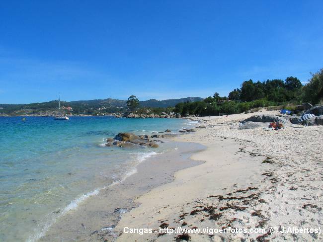FOTOS DE PLAYA DE AREABRAVA - PLAYAS DE CANGAS - CANGAS DO MORRAZO. GALICIA