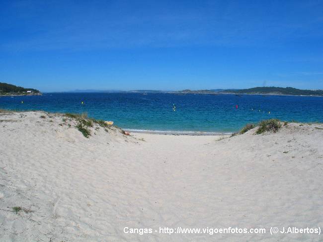FOTOS DE PLAYA DE AREABRAVA - PLAYAS DE CANGAS - CANGAS DO MORRAZO. GALICIA