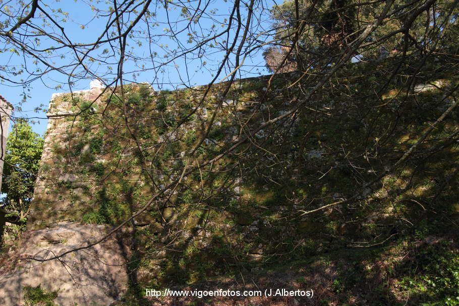 FOTOS DE CASTILLOS DE ESPAÑA: PRIMERA MURALLA CASTILLO DEL CASTRO ...