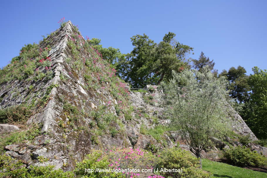 FOTOS DE CASTILLOS DE GALICIA: SEGUNDA MURALLA CASTILLO DEL CASTRO ...