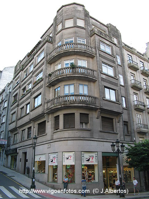 PHOTOS OF BUILDINGS OF RATIONALIST ARCHITECTURE - VIGO BAY. GALICIA ...