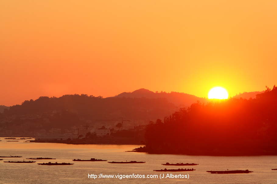 FOTOS DE PUESTAS DE SOL - VIGO: RANDE - VIGO. GALICIA