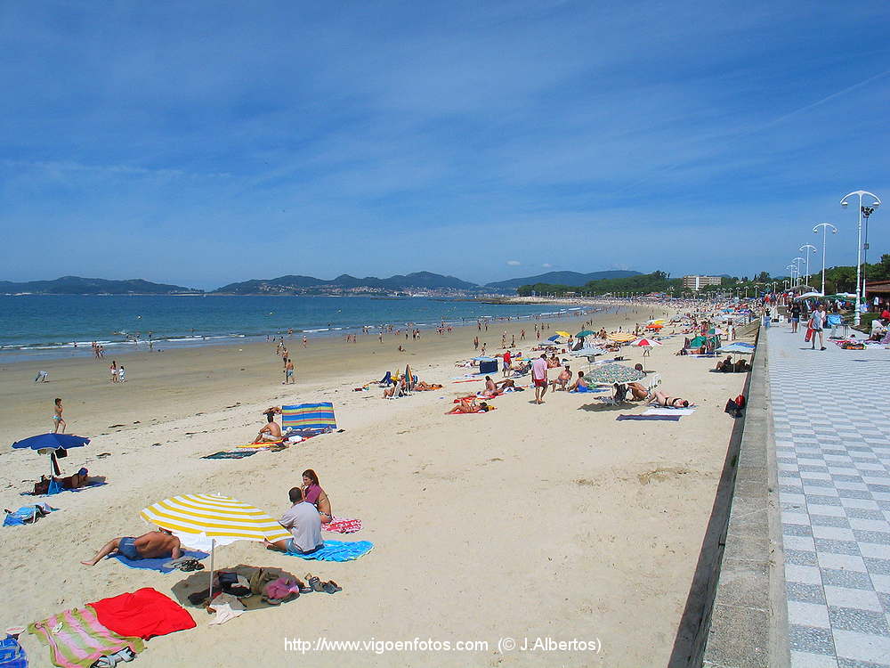 IMAGENS DE PASSEIO DA PRAIA DE SAMIL - RÍA DE VIGO. GALIZA. ESPANHA ...