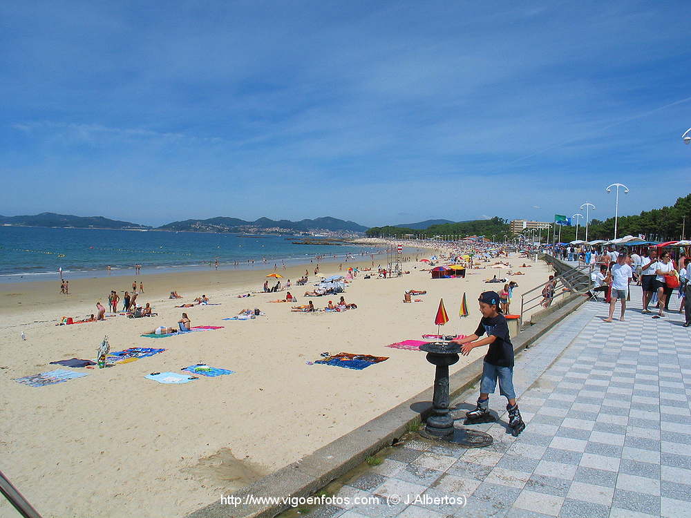 FOTOS DE PASEO DE LA PLAYA DE SAMIL - VIGO. GALICIA
