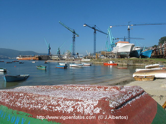 PHOTOS OF SHIPYARDS OF TEIS - VIGO - SPAIN - VIGO BAY. GALICIA. VISIT ...