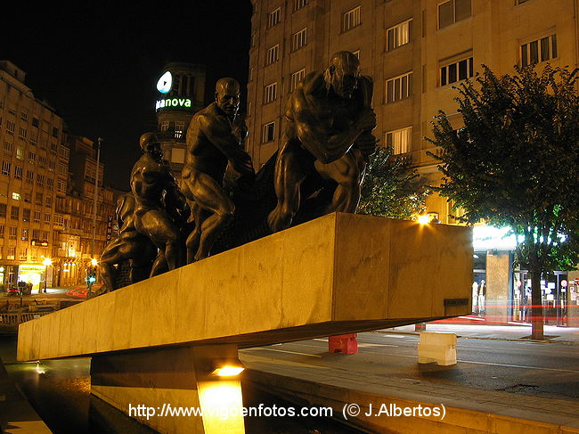 PHOTOS OF VIGO AT NIGHT - VIGO BAY. GALICIA. VISIT SPAIN. TOURISM ...
