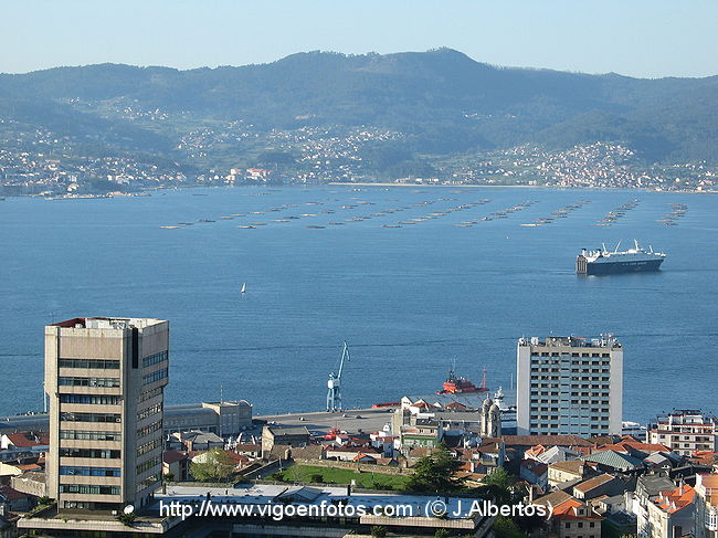PHOTOS OF AERIAL VIEWS OF VIGO - SPAIN - VIGO BAY. GALICIA. VISIT SPAIN ...