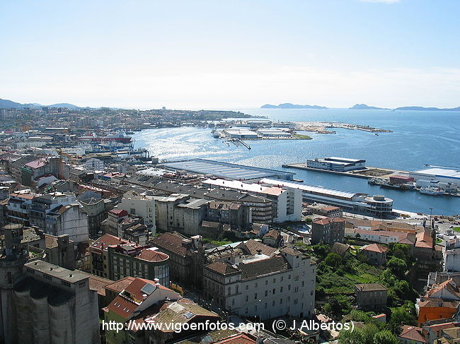PHOTOS OF AERIAL VIEWS OF VIGO - SPAIN - VIGO BAY. GALICIA. VISIT SPAIN ...
