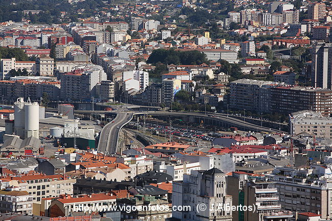 PHOTOS OF AERIAL VIEWS OF VIGO - SPAIN - VIGO BAY. GALICIA. VISIT SPAIN ...