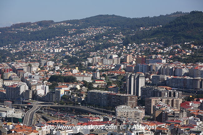 PHOTOS OF AERIAL VIEWS OF VIGO - SPAIN - VIGO BAY. GALICIA. VISIT SPAIN ...