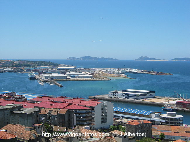 PHOTOS OF AERIAL VIEWS OF VIGO - SPAIN - VIGO BAY. GALICIA. VISIT SPAIN ...