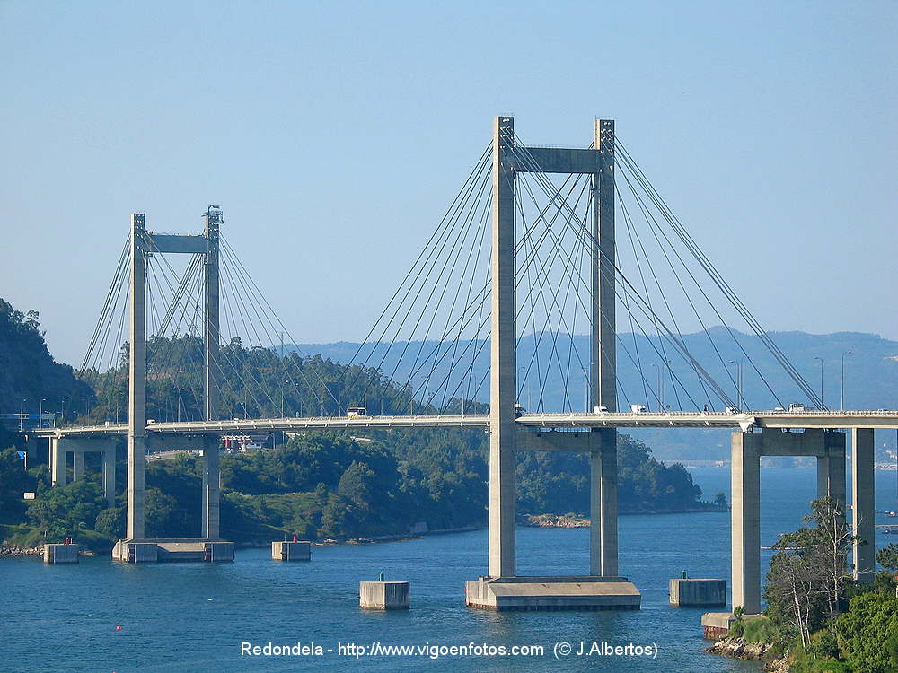 PHOTOS OF RANDE BRIDGE - PORT AND SEA - REDONDELA. VIGO BAY. GALICIA ...