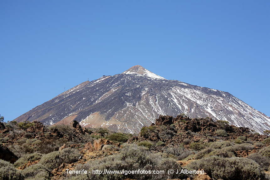FOTO DI TEIDE. VOLCANO. PICO E MONTAGNA. ISOLE CANARIE, TENERIFE ...