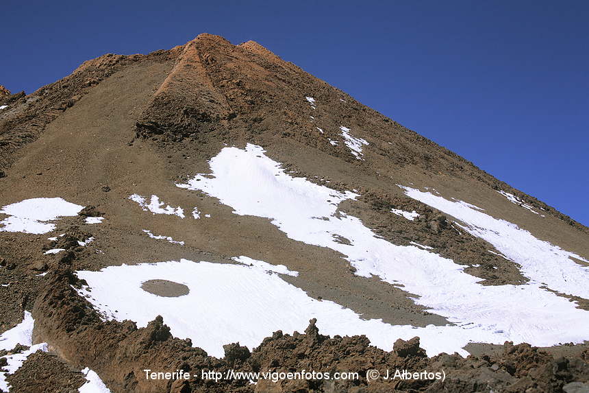 FOTO DI TEIDE. VOLCANO. PICO E MONTAGNA. ISOLE CANARIE, TENERIFE ...